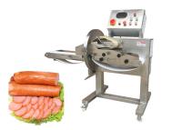 China Small Sausage Meat Slicing Machine Thickness Adjustable 500-800kg/h Capacity 380V for sale