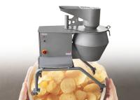 China Stainless Steel Potato Chips Cutting Machine 16 Station 1000-3000kg/h Wave V Cut for sale