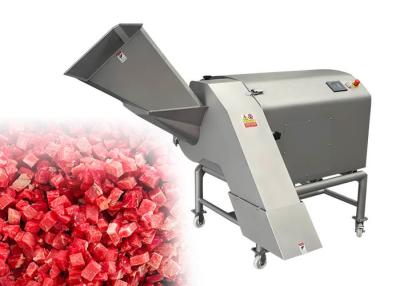 China Multipurpose Three Dimension Frozen Meat Dicer Machine 1000kg/h with Adjustable Cutting Speed for sale