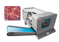 China Automatic Chicken Meat Dicing Machine 550mm Cutting Tank 700kg per Hour for sale