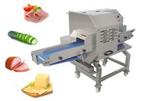 China Industry Automatic Bacon Sausage Burger Slicing Cooked Meat Slicer Delicatessen Slice Machine for sale