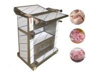 China Automatic Fresh Beef Jerky Slicer Flake Pork Meat Skin Peeling Machine Meat Slicer for sale