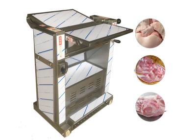 China Automatic Fresh Beef Jerky Slicer Flake Pork Meat Skin Peeling Machine Meat Slicer for sale