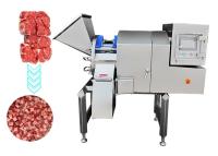 China Frozen Meat Dicing Machine 1000-1500kg/h Chicken Breast Cubbing Dicer Beef Cube Cutter 380V for sale