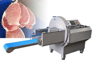 China Industrial JY-25K Electronic Horizontal Meat Slicer 4.95KW 380-440V Conveyor Belt Outlet for sale
