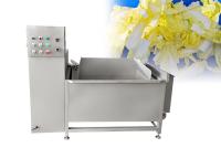 China 304 Stainless Steel Single Tank Air Bubble Fruit Vegetable Washing Machine 320L 3.35KW for sale