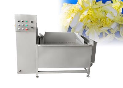China 304 Stainless Steel Single Tank Air Bubble Fruit Vegetable Washing Machine 320L 3.35KW for sale