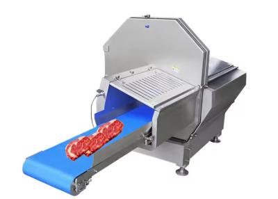 China Industrial Horizontal Frozen Meat Slicer Machine 280 Cuts Per Minute 5.5KW for Beef Pork Bacon for sale