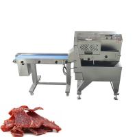 China Industrial Beef Jerky Meat Slicer 1.15KW 380V Conveyor Belt Outlet 600-800kg/h for sale