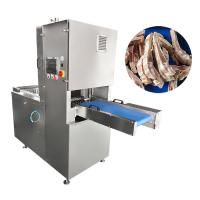 China Automated Meat Band Saw Machine JYD-2550 4 Blades for Frozen Lamb Chop Cutting for sale
