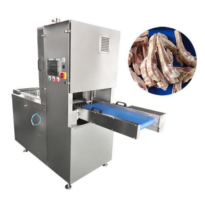 China Automated Meat Band Saw Machine JYD-2550 4 Blades for Frozen Lamb Chop Cutting for sale