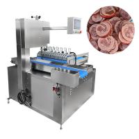 China Industrial Double Blade Meat Band Saw Machine HY-420A-2 380V 5.4KW for Fresh Frozen Bone-In Meats for sale