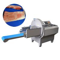 China Horizontal JY-25K Meat Slicer 0.5-30mm Adjustable Portion Control Machine for Frozen Beef Bacon for sale