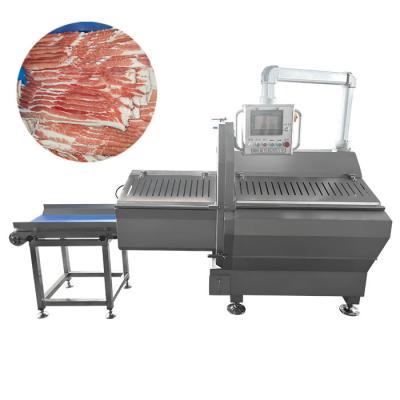 China Heavy Duty JY-36K Automated Frozen Beef Pork Chop Cutting Machine 280 Cuts Per Minute 5.5KW for sale