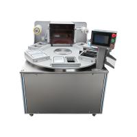 China Rotary Commercial Gas Flush Food Sealing Packing Machine 6 Trays 380V for sale
