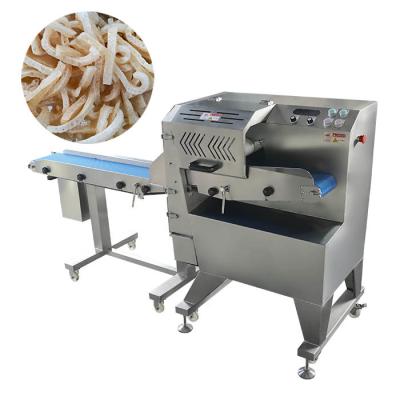 China High Efficiency Cooked Meat Slicer 380V 500-800kg/h Pork Skin Cutting Machine Commercial for sale