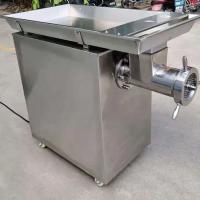China Industrial Meat Mincer Grinder 800-1200kg/h Capacity 304 Stainless Steel Frozen Meat Grinder for sale