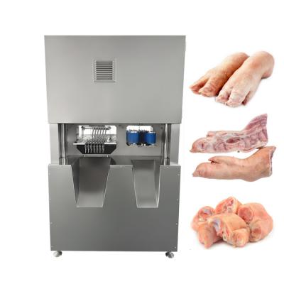 China Automatic Meat Band Saw Cutting Machine 6 Blades JYD-2550 for Frozen Pork Feet for sale