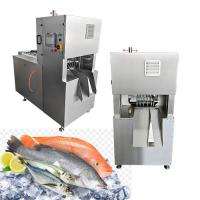 China 6-Blades Auto Vertical Bandsaw Machine Cutting Frozen Fish 2955mm Blade 28m/s Speed for sale