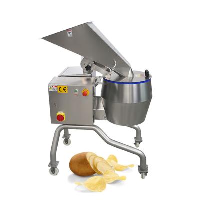 China 12 Cutting Stations Centrifugal Potato Chips Slicer 800-1000kg/h 380V for sale