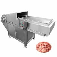 China Frozen Meat Block Crusher Machine -18°C Chicken Fish Shredding Equipment 435 RPM for sale