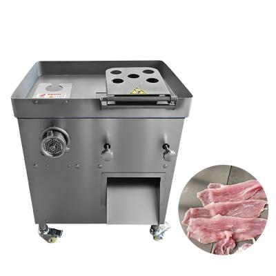 China Stainless Steel Fresh Meat Slicing and Grinding Machine 380V 1.1kW 400kg/h for sale