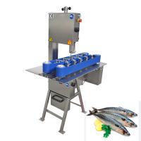 China Industrial Bandsaw Frozen Fish Splitter Cutting Machine 320mm Conveyor Belt 2.94kW for sale