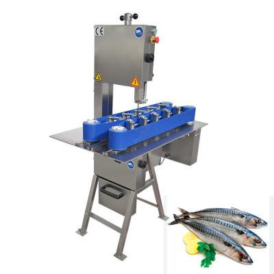 China Industrial Bandsaw Frozen Fish Splitter Cutting Machine 320mm Conveyor Belt 2.94kW for sale