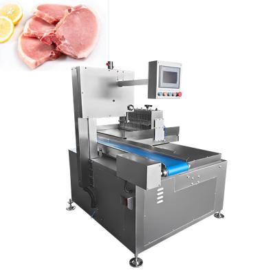 China Industrial Single-Cut Meat Band Saw Machine 420mm Conveyor Belt 380V 3Phase for Frozen Meat Processing for sale