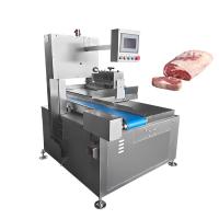 China JY-420D Auto Single-Cut Bandsaw Machine 1-200mm Adjustable Cutting Thickness 380V 5.2KW Frozen Meat Beef Roll Cube Steak for sale