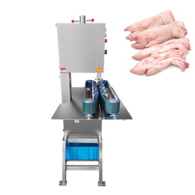 China Commercial Bandsaw Frozen Pork Feet Splitting Cutting Machine 250mm Cutting Height 2.94KW for sale