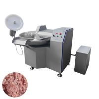 China Industrial Meat Bowl Cutter 80L 18kW 6 Blades Stainless Steel Chopper with Unloader for sale