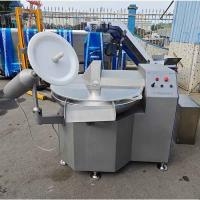 China Industrial Meat Bowl Cutter 80L 18kW 6 Blades Stainless Steel Chopper with Unloader for sale