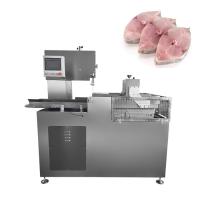 China Adjusted Cutting Angle Automated Meat Bandsaw For For High Volume Meat Processors for sale