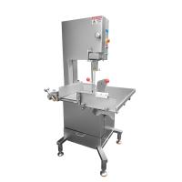 China Safety Right Or Left Hand Standard Meat Band Saw Cutting Machine With 304 Stainless Steel Construction for sale