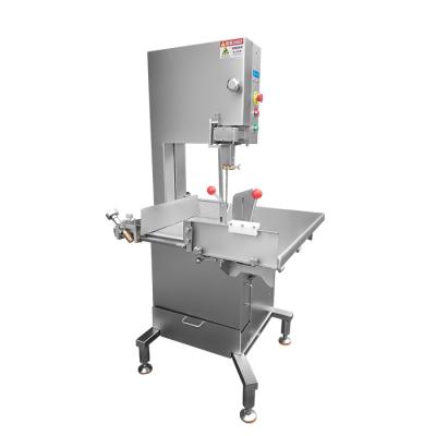 China Safety Right Or Left Hand Standard Meat Band Saw Cutting Machine With 304 Stainless Steel Construction for sale
