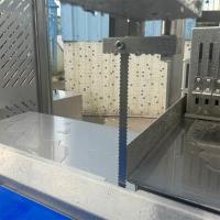 China Automated Double-Cut Meat Band Saw with Safety Stainless Steel Protect Guard and 1 to 200 mm Adjustable Cutting Thickness for sale