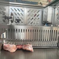 China Industrial Double Cut Action Meat Band Saw with Stainless Steel Protect Guard for Frozen Meat Bone Saw Machine for sale