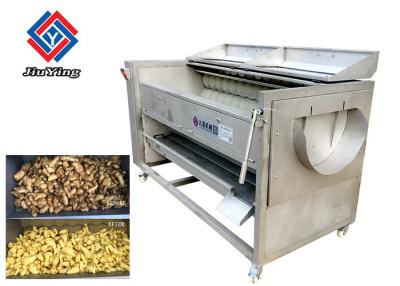 China Brush Type Vegetable Fruit Peeling Machine Sweet Potato Ginger Taro Melon Carrot Washer for sale