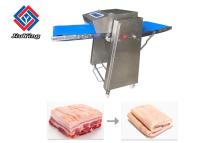 China JY-435 Automatic Pig Pork Skin Peeling Machine 435mm Blade 18m/min Output 750W Power for sale
