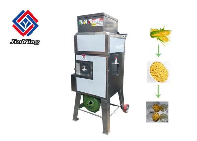 China SUS 304 Stainless Steel Sweet Corn Thresher Machine 400KG/H 220V for Frozen Food Industry for sale