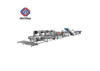 China 10 KW Salad Processing Equipment Line with 2000kg/h Capacity - Vegetable Washing & Cutting Machine for sale
