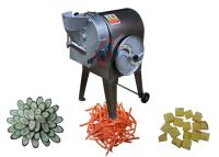 China Commercial Vegetable Fruit Cutting Machine 3 Blade Set 220V 1.5KW Stainless Steel for sale