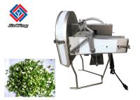 China TJ-302 Green Onion Cutting Machine 150kg/h Capacity 304 Stainless Steel Vegetable Slicer for sale