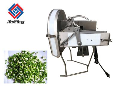 China TJ-302 Green Onion Cutting Machine 150kg/h Capacity 304 Stainless Steel Vegetable Slicer for sale