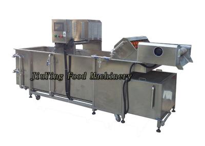 China Ozone Air Bubble Vegetable Fruit Washing Machine 300-5000 kgs/hour Capacity 304 Stainless Steel Construction for sale