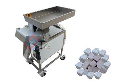 China Electric Dragon Fruit Dicer Machine 300-500kg/h Capacity with 1HP Motor for Commercial Food Processing for sale