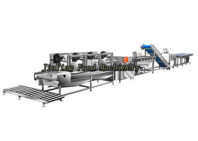China Automatic Salad Production Line 800-1500kg/h with Vegetable Cutting & Washing Systems 380V for sale