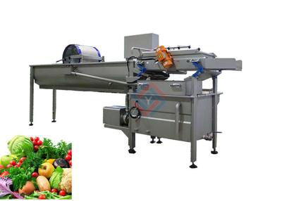 China JY-4200 Vortex Vegetable Fruit Washing Machine 4200mm with Deslagging Function 4.8KW Power for sale