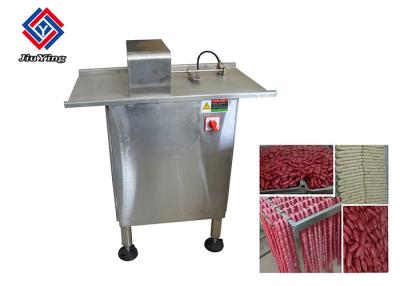 China Commercial Sausage Tying Machine TJZG-1 with 100KG Net Weight, 3600pcs/Hour Capacity, 20-400mm Length Range for sale